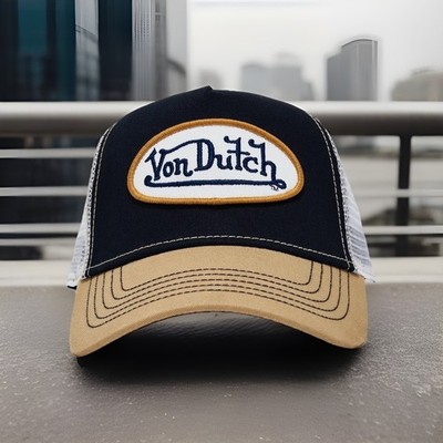 Von Dutch Navy Two Tone Trucker Hat One Size | eBay