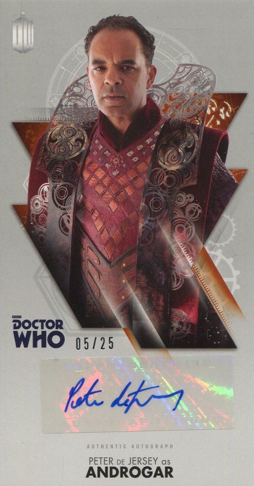 Doctor Who The Tenth Doctor WS Bronze [25] Autograph Card WA-Pd Jersey ...