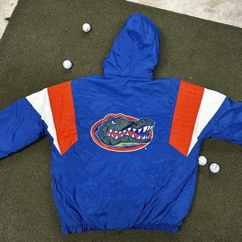 VTG NWT University of Florida Gators Puffer Jacket Quarter zip XL L | eBay