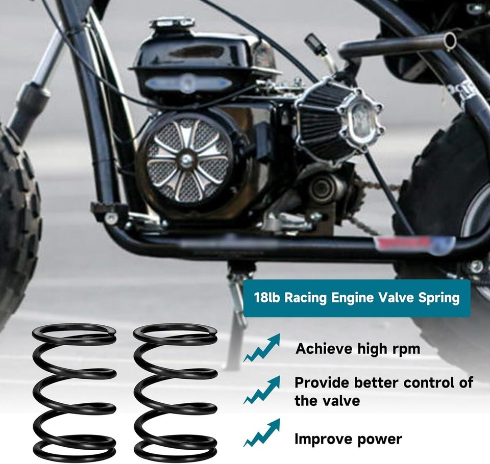 22lb Valve Springs Retainer and Lock For Predator 196cc 212cc 5.5HP 6 ...