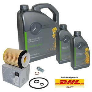 ORIGINAL Ölfilter 2701800009 mit 7L Original MERCEDES 229.51 5W30 ...