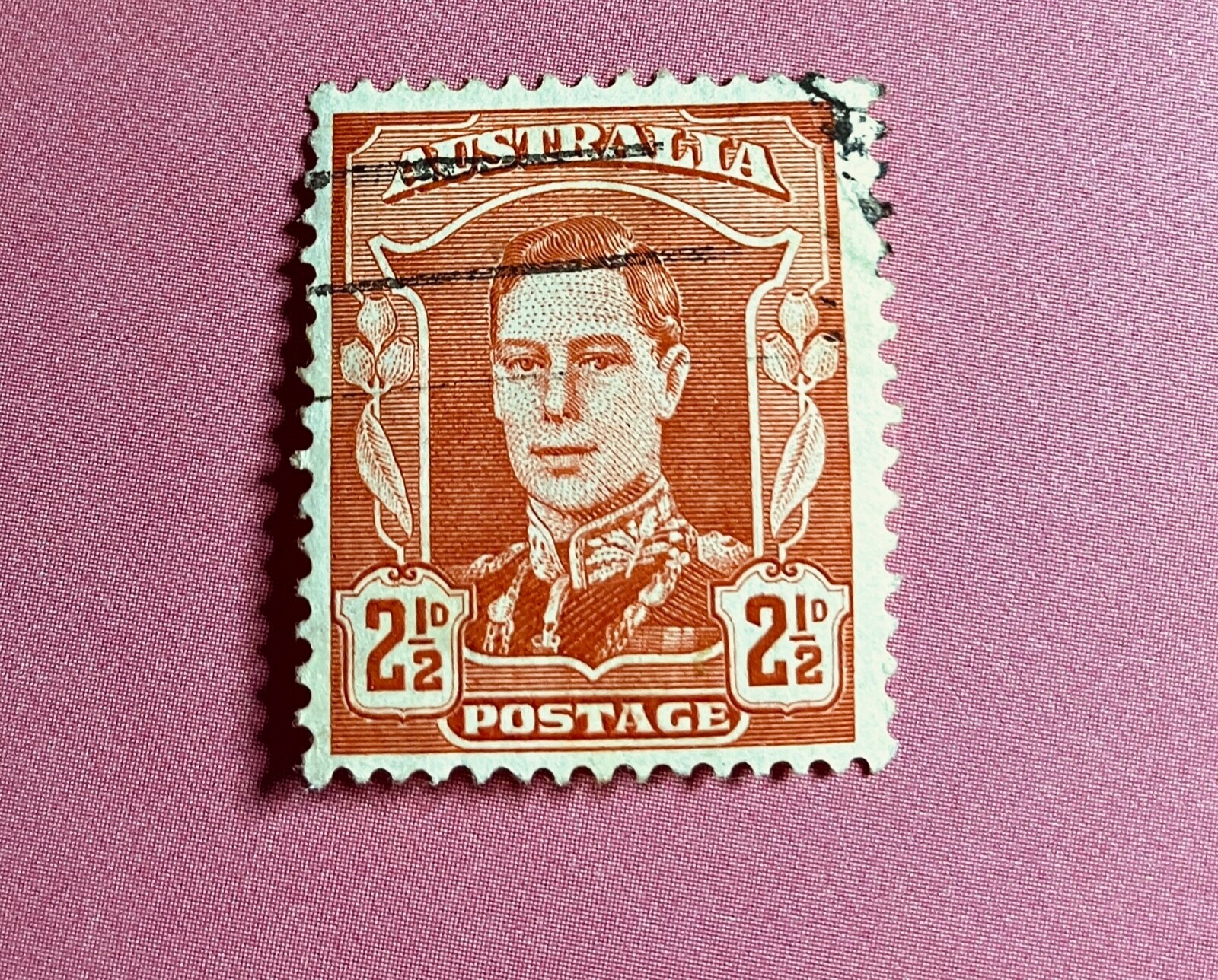 Australia King George VI Stamp Pre Decimal 2 1/2D 1942 Used Postage | eBay