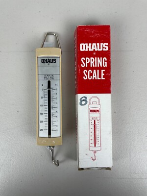 Ohaus Spring Scale Hanging With Box | eBay