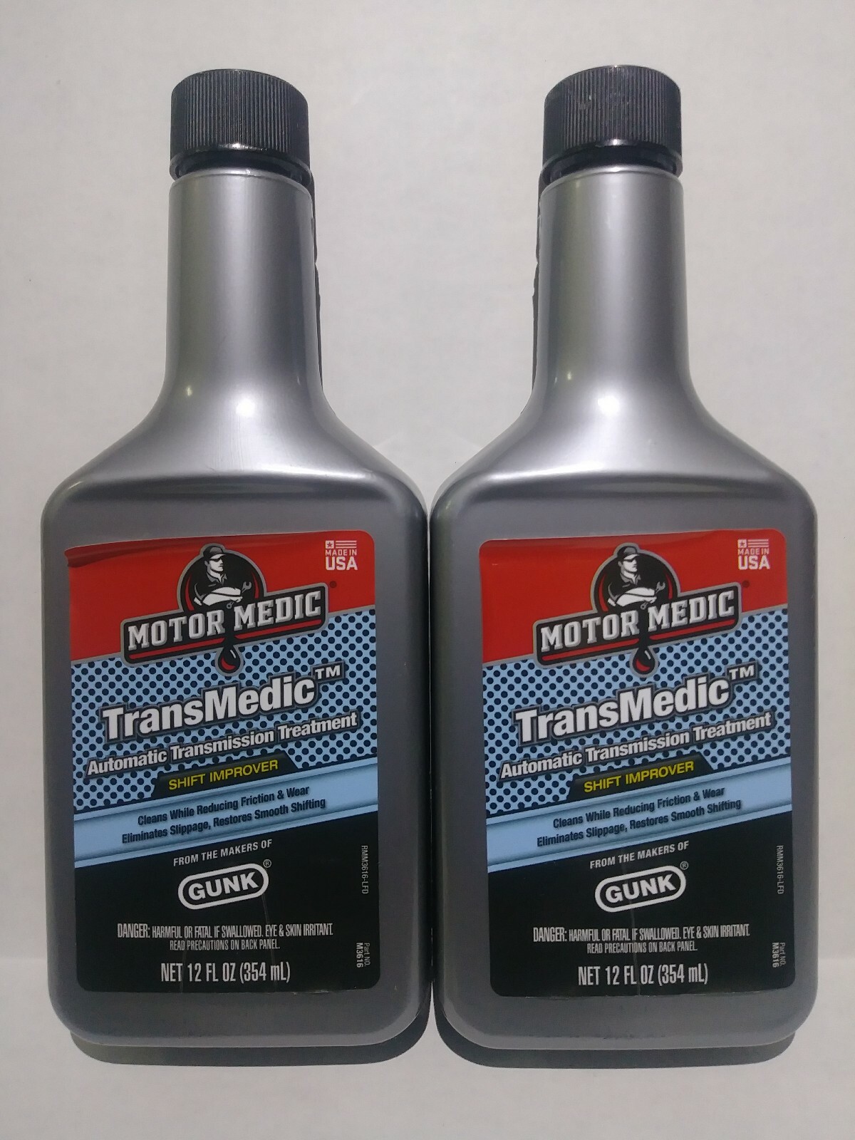 2 Gunk Motor Medic Trans Medic Automatic Transmission Treatment Shift ...