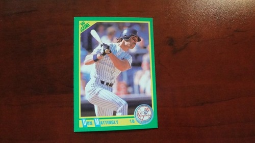 1990 SCORE # 1 DON MATTINGLY BASEBALL CARD | eBay