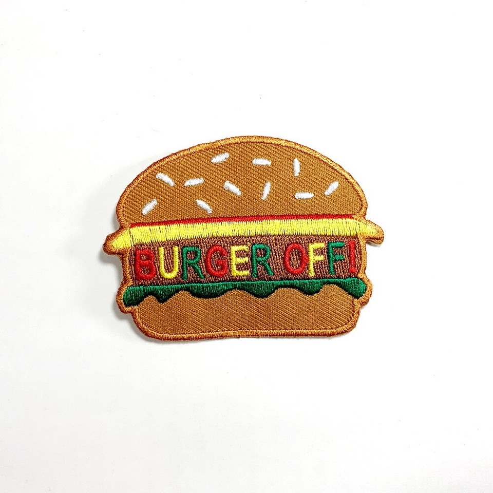 Fast Food Patch Funny Kids Cartoon Artwork Emblem for DIY Craft Iron on ...