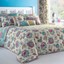 Dreams & Drapes Marinelli Floral Reversible Quilted Bedspread, Multi ...