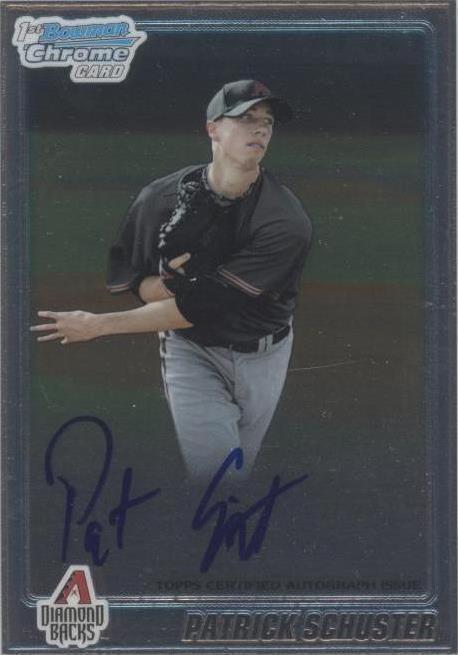 2010 Bowman Chrome - Prospects Patrick Schuster #BCP97 Autographs (AU, RC) for sale online | eBay