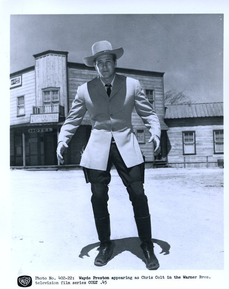 WAYDE PRESTON COLT 45 TV SHOW ORIG 8X10 PHOTO X4973 | eBay