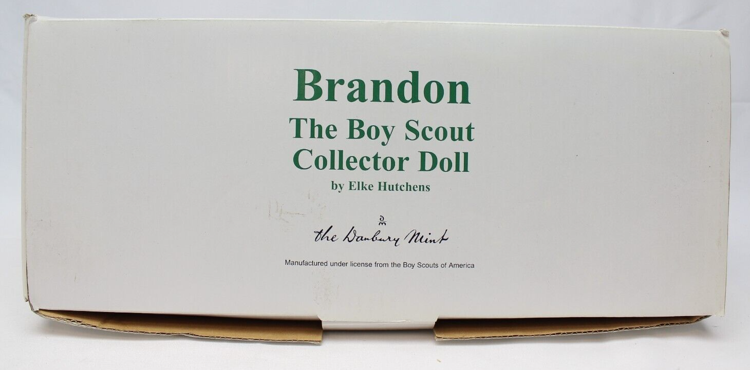 2004 Danbury Mint BRANDON THE BOY SCOUT 17" Lmt Ed Collector Porcelain ...