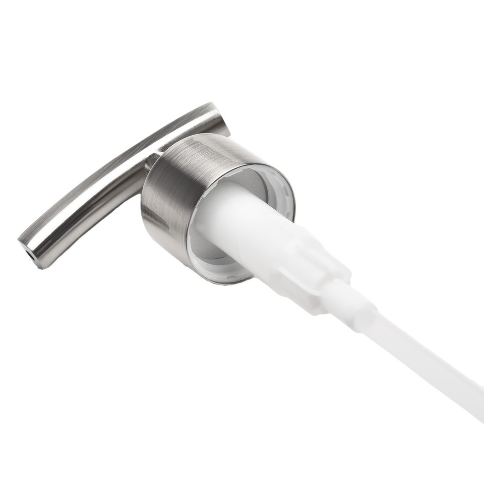 Pump Head Home Bathroom Bright Chrome/Nickel/Black Electroplating ...