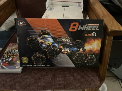 NEXBOX Cool 8 Wheels Hand Controlled RC Spray Stunt Car *box has some ...