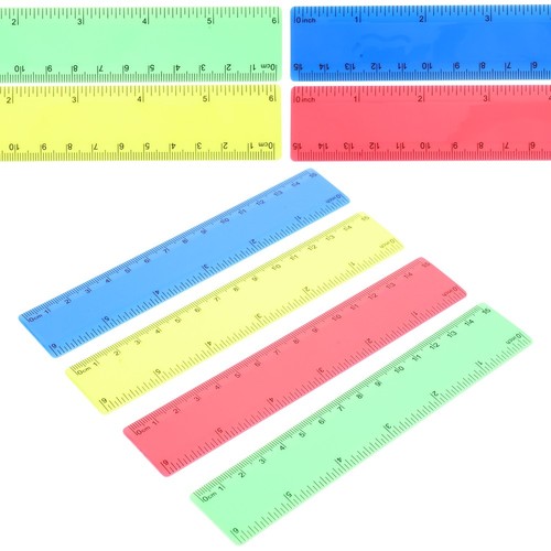 20 Pcs Color Ruler Student for Children Kindergarten School Supplies | eBay