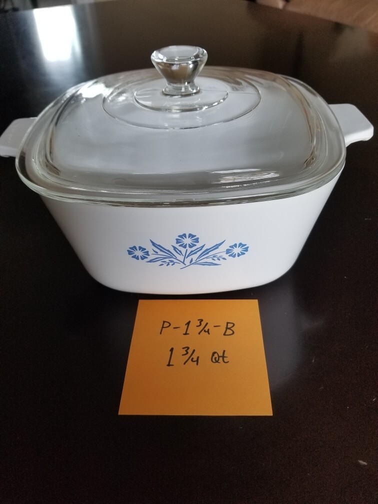 RARE vintage corning ware blue cornflower set | eBay