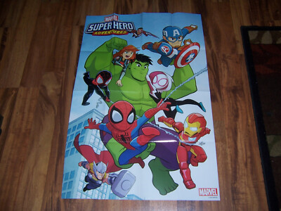 Marvel Promo Poster Marvel Superhero Adventures From 2018 | eBay
