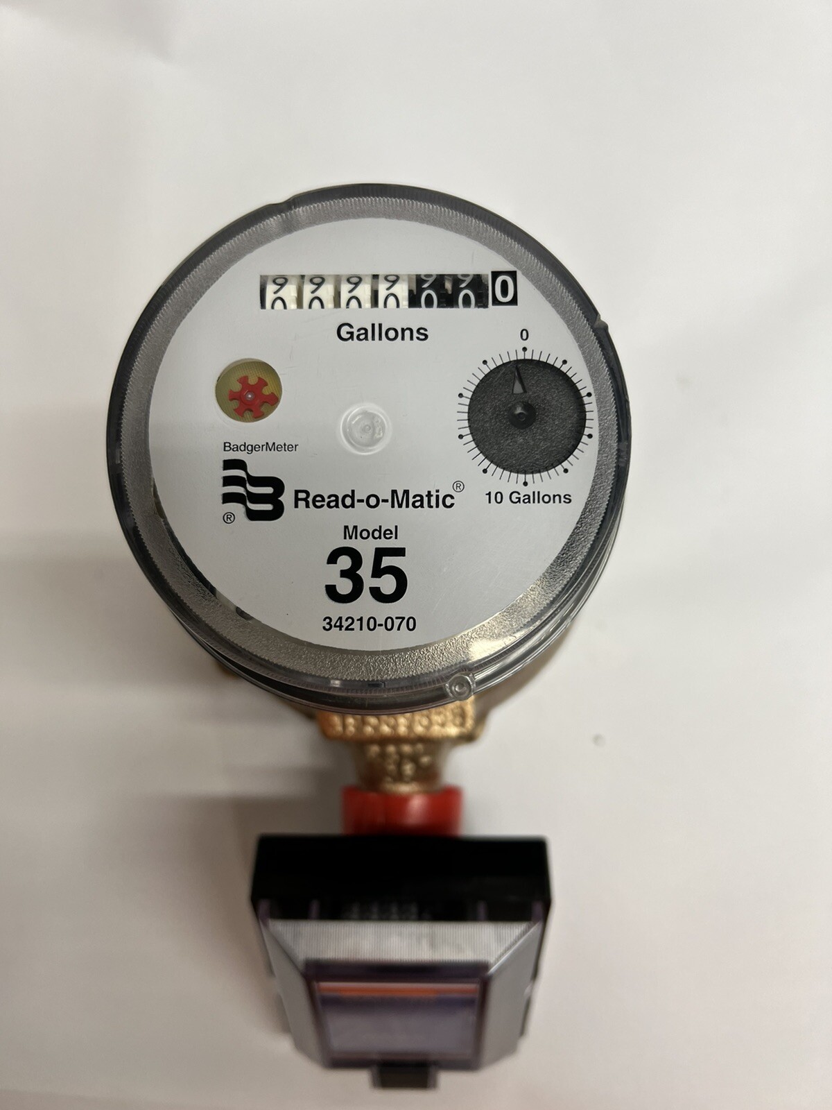 Badger 3/4x3/4 M35 Meter With Pulse Register And Remote+ Couplings 7 ...