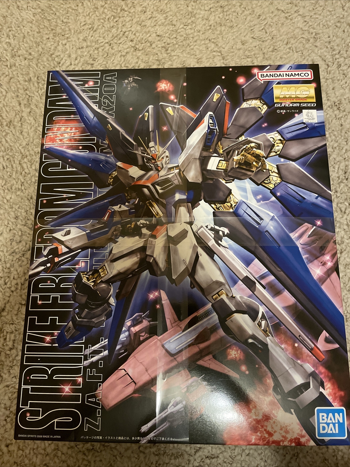 MG 1/100 ZGMF-X20A Gundam Strike Freedom Model Kit Bandai Hobby ...