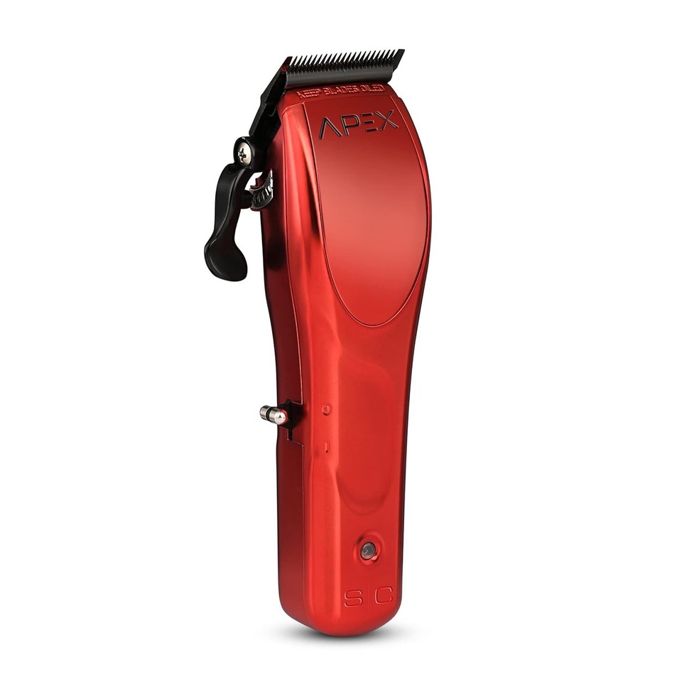 STYLECRAFT Apex Motor Modular Metal Hair Clipper - RED #SC602 + Free ...