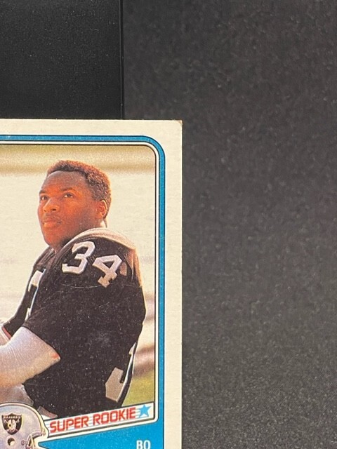 1988 Topps BO JACKSON RC Super Rookie Card #327 Original Excellent ...