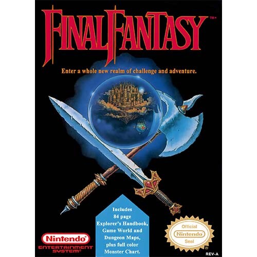 Final Fantasy Nintendo Nes Poster High Quality 4x6 8x10 8.5x11 11x17 ...