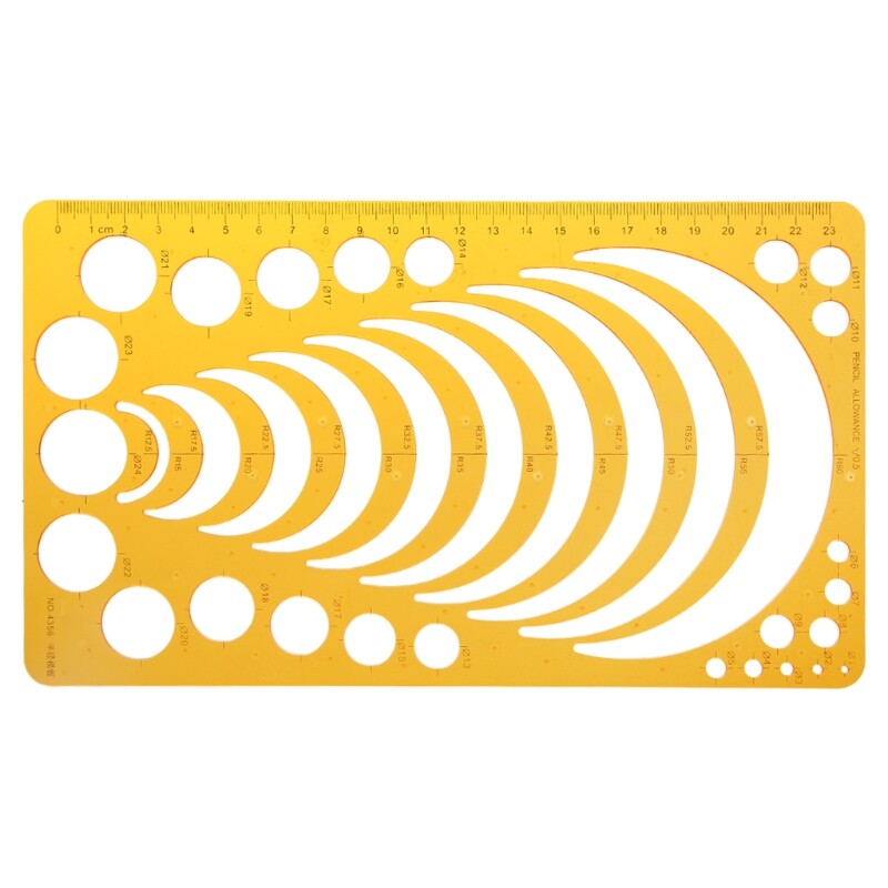 Resin Flow Chart Symbol Drafting Template Ruler Stencil Measuring Tool ...