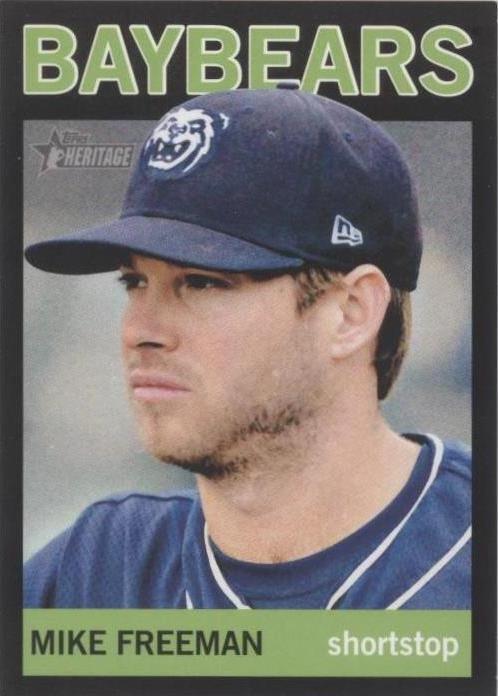 2013 Topps Heritage Minor League Edition - Mike Freeman #24 Black /96 ...