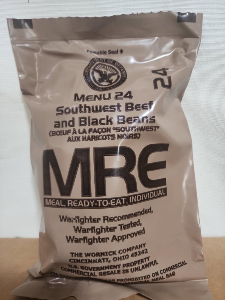 MRE U.S. Military Ready to Eat Choose Your Meal Menus 13-24 June 2025 ...