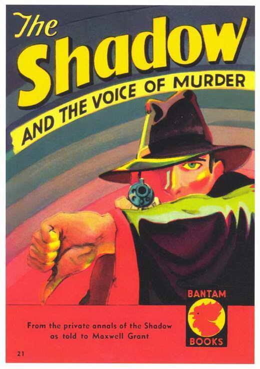 66806 The Shadow and The Voice of Murder Pulp Retro Wall Decor Print ...