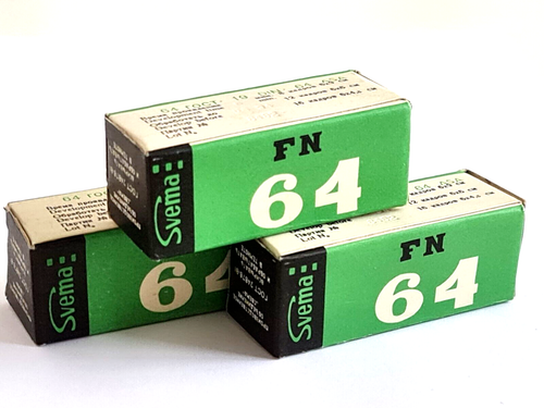 3 rolls Svema FN-64 Medium Format 120/6cm ISO 64 B&W Camera Negative ...