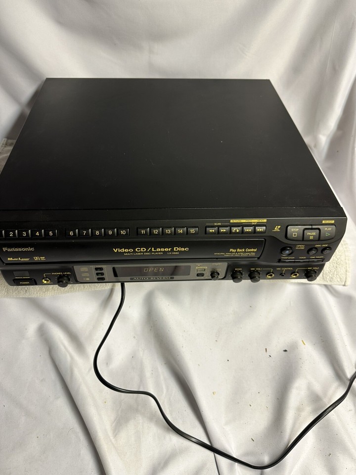 panasonic laserdisc player lx-v880 | eBay