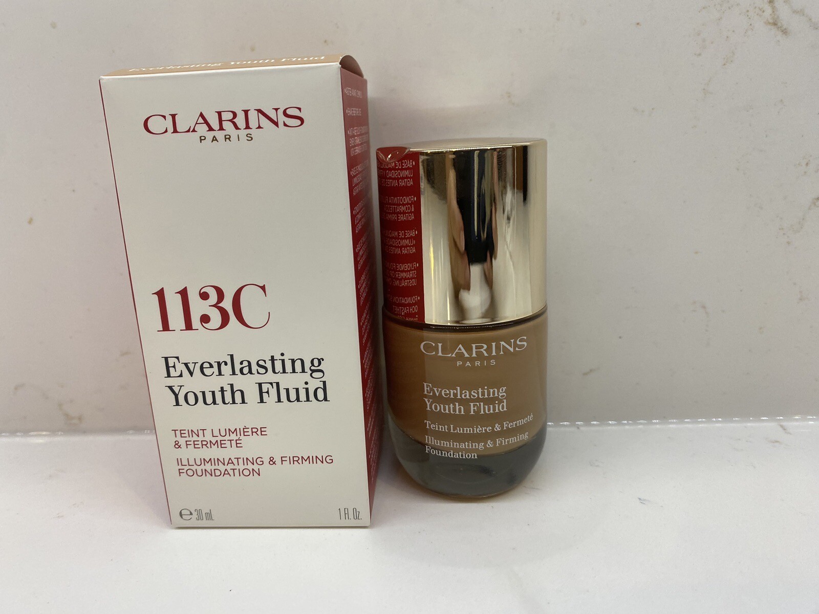 Clarins Everlasting Youth Fluid Foundation 113C 1 oz for sale online | eBay