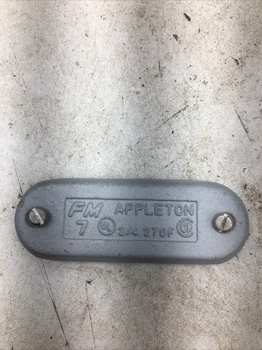 Appleton 270F 3/4” Conduit Body Cover (New Old Stock) | eBay