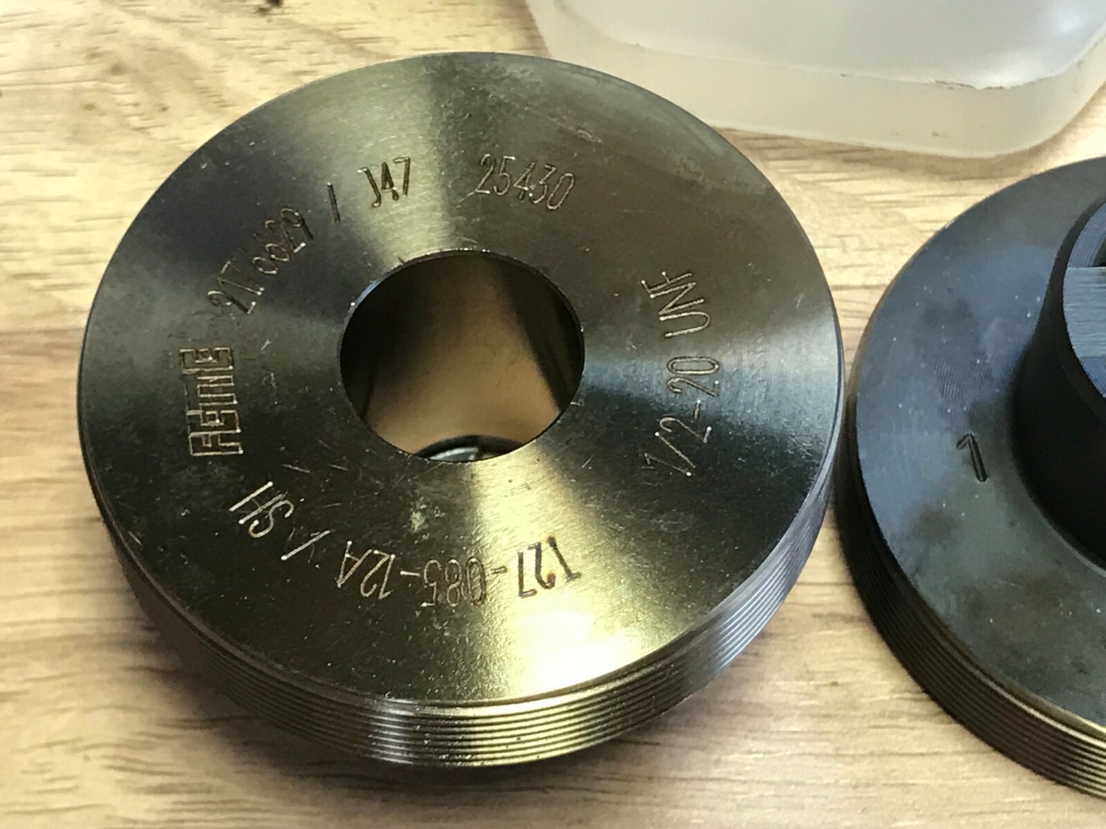 NEW SET OF FETTE THREAD ROLLING DIES 1/2 - 20 UNF | eBay