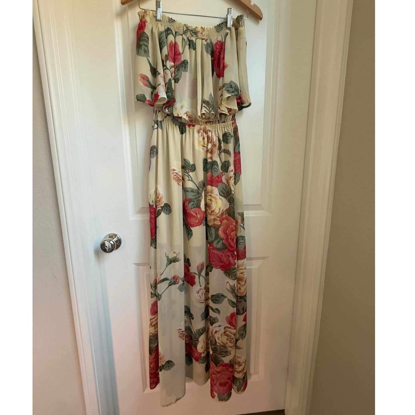 Show Me Your Mumu Lady Rose Hacienda Maxi Dress Size Large Wedding ...