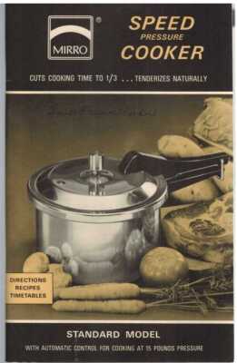 MIRRO-MATIC SPEED PRESSURE COOKER (Standard Model) | eBay