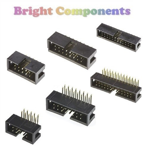 IDC Box Header - 2.54mm - 10,14,16,20,26,34,40 Way - 1st CLASS POST | eBay