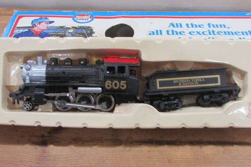 Ho Scale Model Power 6720 ATSF 605 Steam Locomotive & Tender For Resto ...