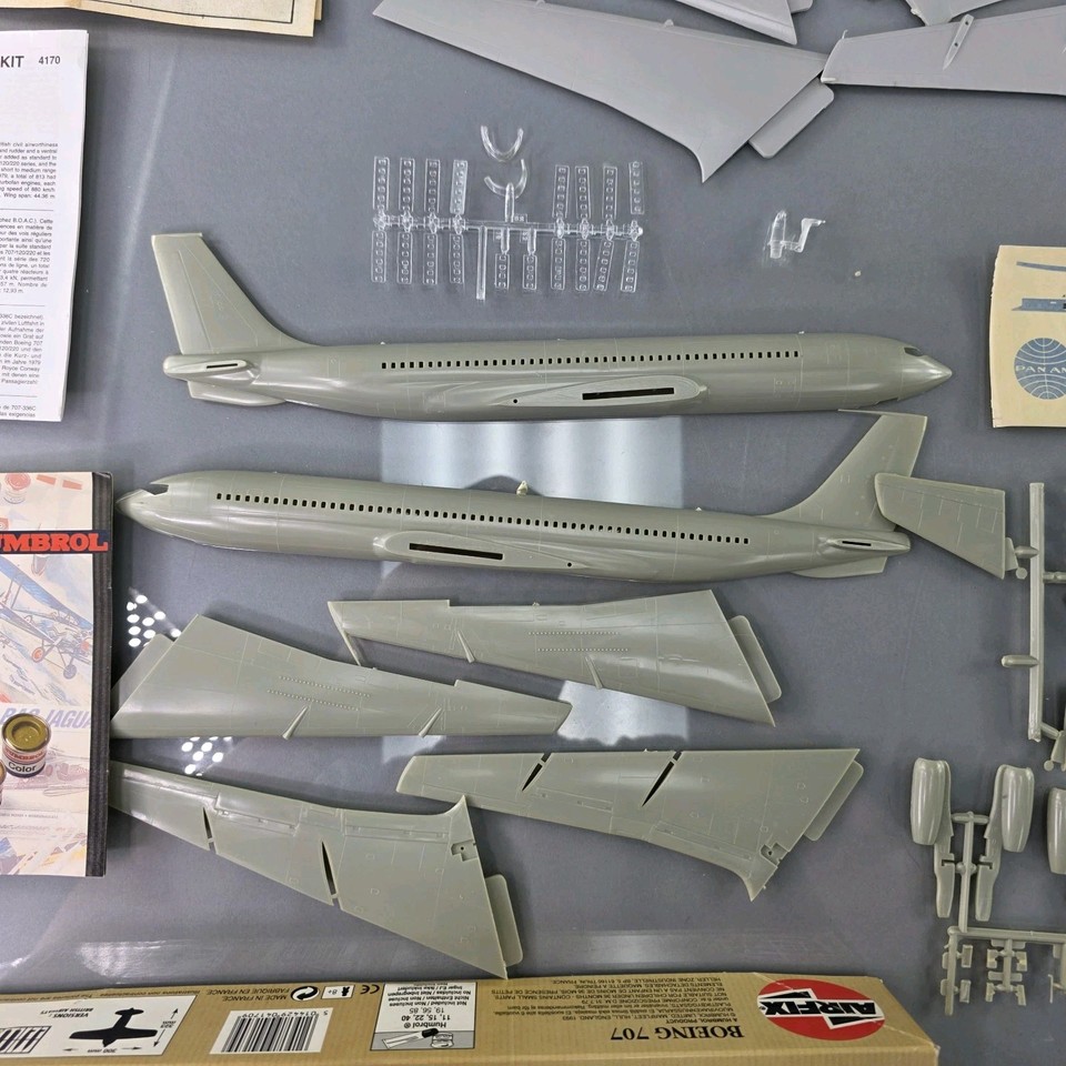 Airfix 1:144 BOEING 707 Model Kit Classic Airliners SET British Airways ...