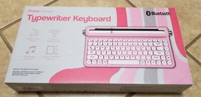 PrimeConnect Bluetooth Pink Typewriter Keyboard | eBay
