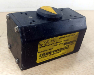 1 USED KEYSTONE F79U-003U DOUBLE ACTING PNEUMATIC ACUATOR ***MAKE OFFER ...