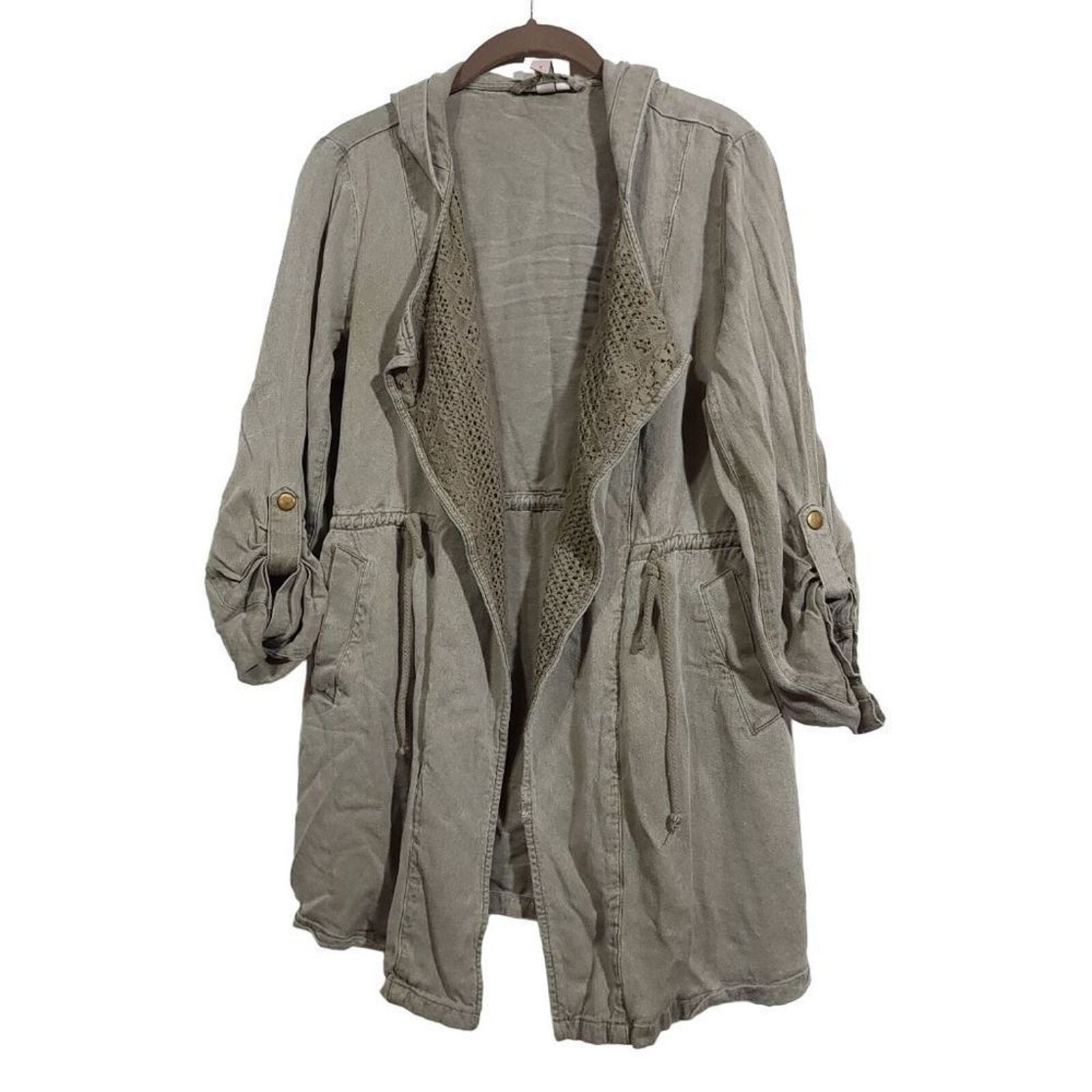 Knox Rose Cardigan Jacket Utility Army Green Olive Ho… - Gem