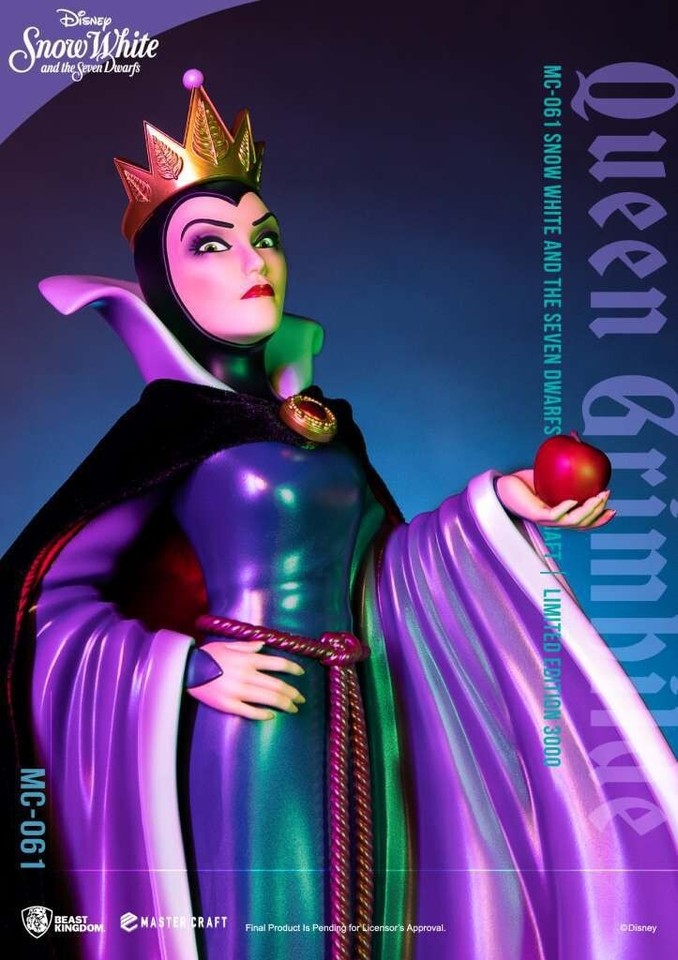Disney 100th Snow White Witch Queen Grimhilde statue Beast Kingdom ...