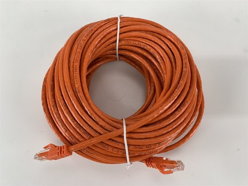 Monoprice Cat6 24AWG UTP Ethernet Network Patch Cable, 100ft Orange 3418 | eBay