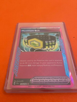 Maximum Belt - 154/162 Temporal Forces ACESPEC Holo Rare Pokemon - NM ...