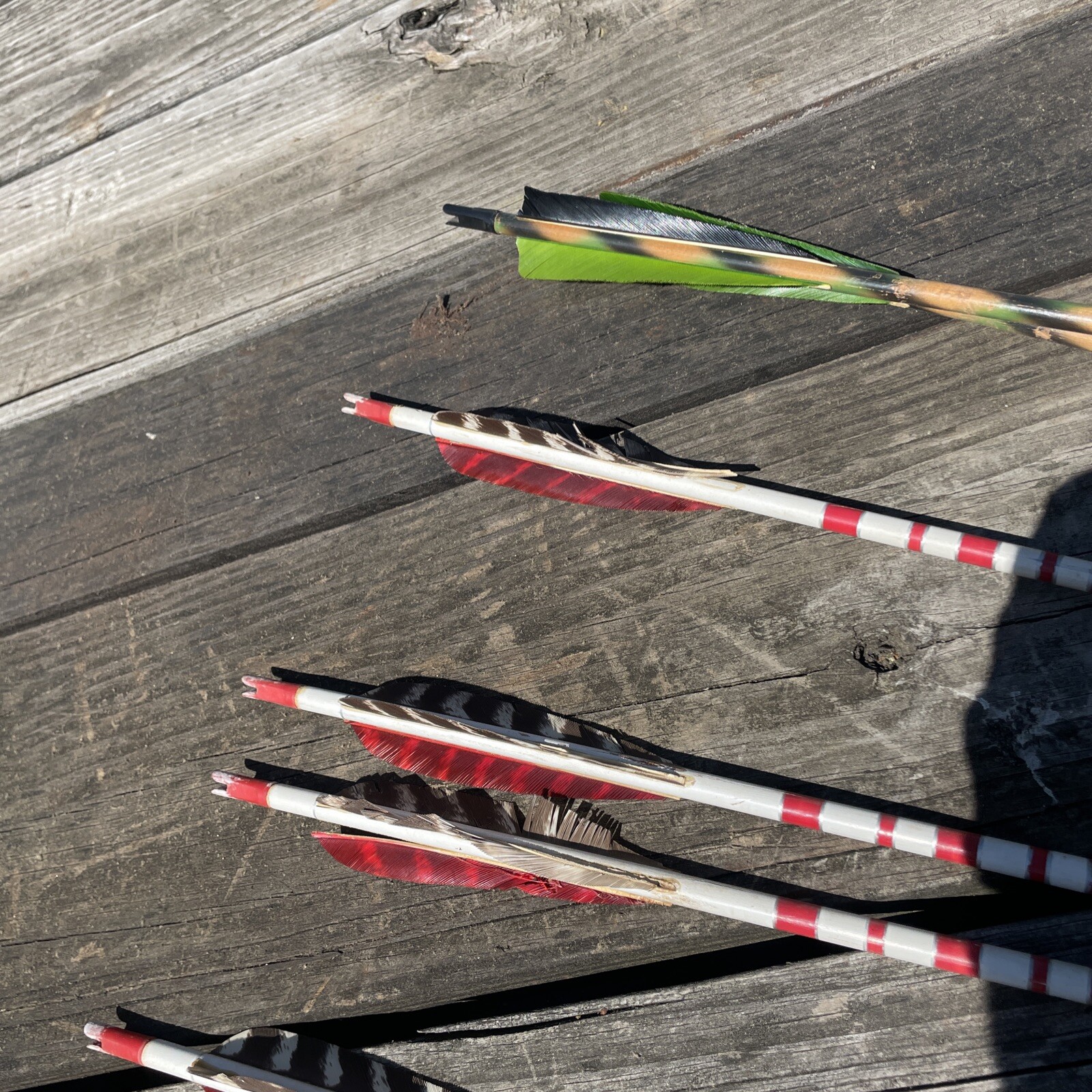 Vintage Wooden Hunting Arrows, Broadpoint, Broad Point, Wood, Arrow, 16 ...