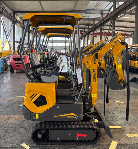 Brand New Buffalo 1.2 Ton B1200 Mini Digger - Excavator - Swinging Boom ...