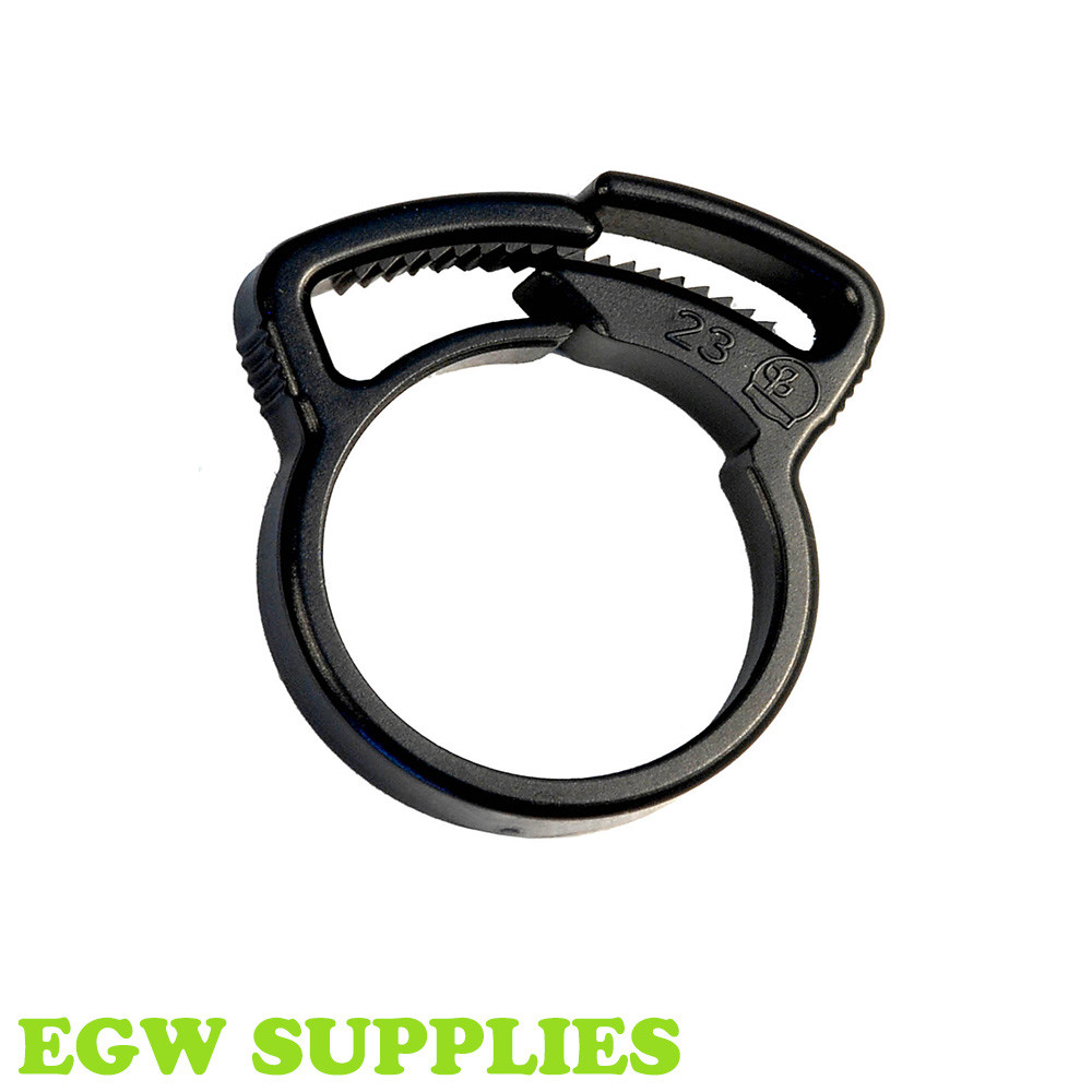 Hose Ratchet Clamps 19mm to 24mm Irrigation Pipe Secureing Clip Antelco ...