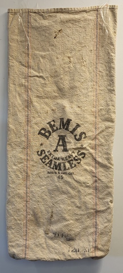 Bemis A Extra Heavy Seamless Vintage Cotton Feed Or Seed Sack | eBay