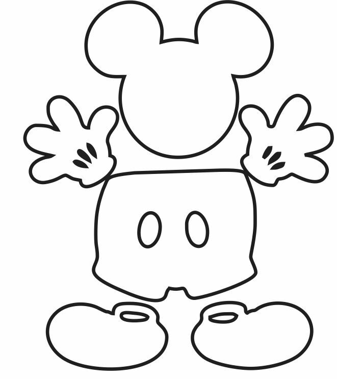WOODEN LASER CUT SHAPES - MICKEY MOUSE BODY PARTS -Multiple Sizes ...