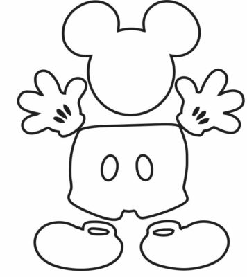 WOODEN LASER CUT SHAPES - MICKEY MOUSE BODY PARTS -Multiple Sizes ...